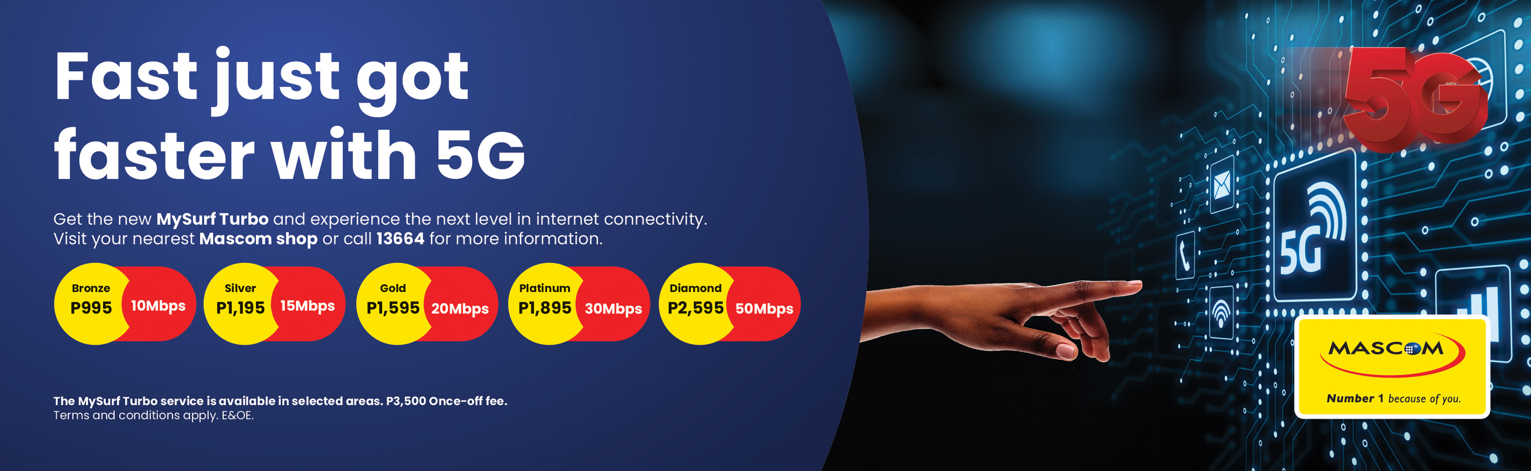 MySurf Turbo 5G – Mascom | Number 1 Because of you