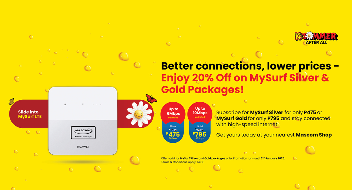 Mascom | Number 1 Because of you