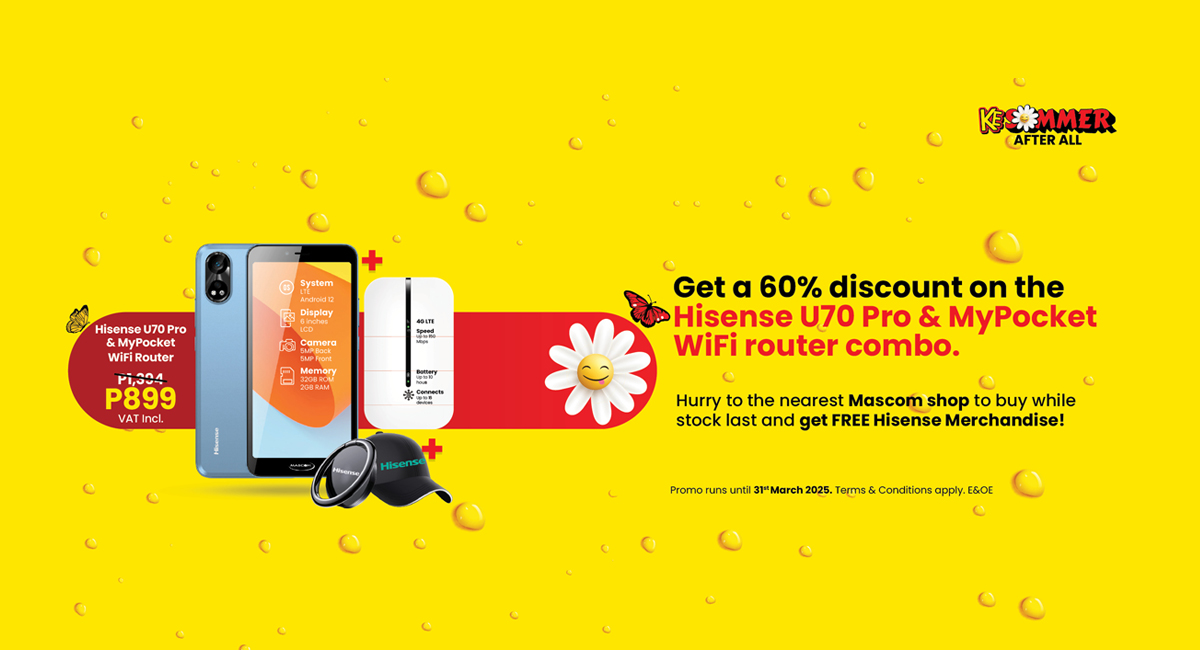 Mascom | Number 1 Because of you