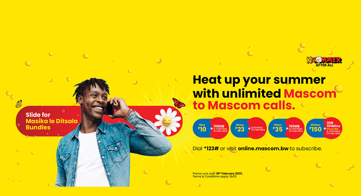 Mascom | Number 1 Because of you