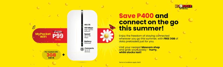MyPocket WiFi Prepaid – Mascom | Number 1 Because of you