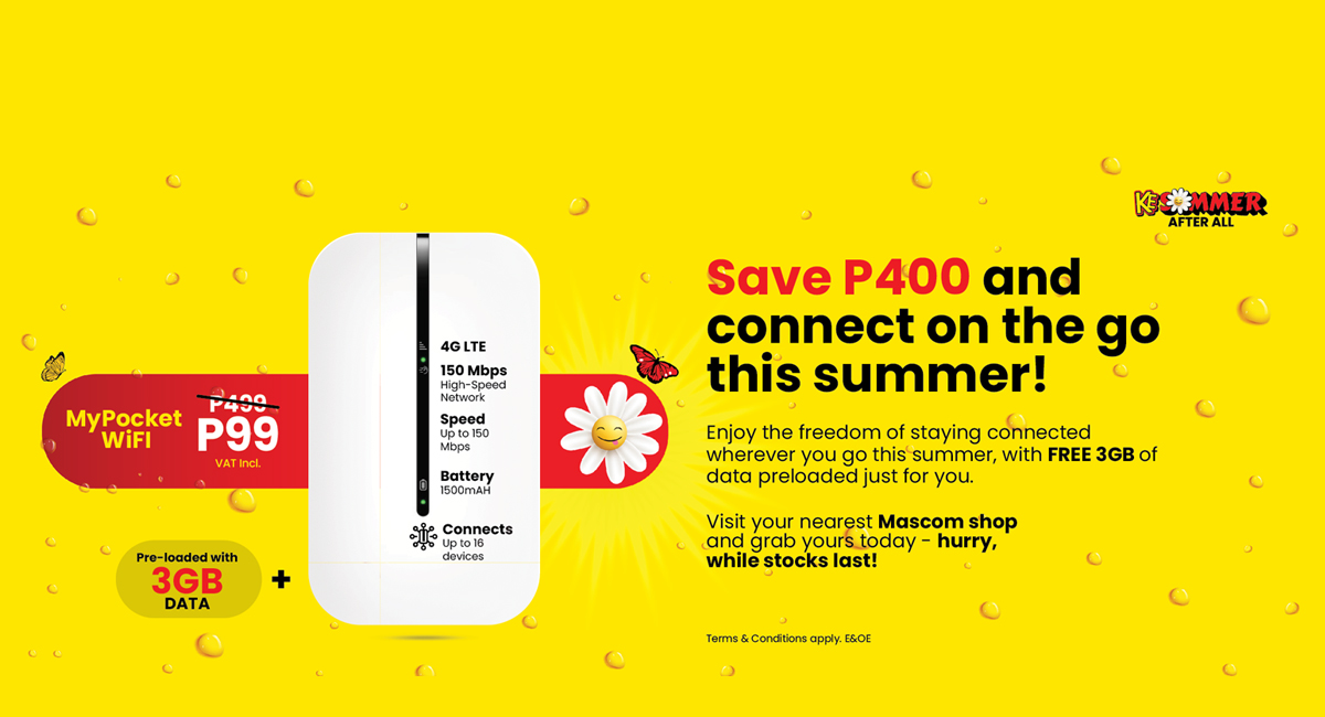 Mascom | Number 1 Because of you