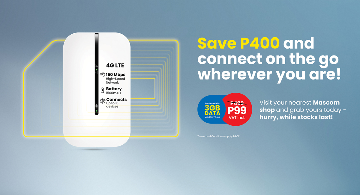 Mascom | Number 1 Because of you